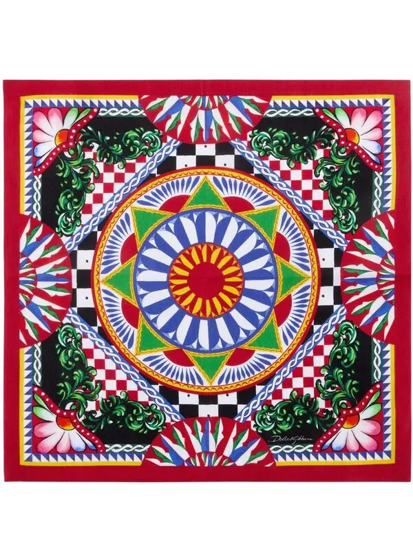 Dolce & Gabbana Set Of Two Linen Napkins