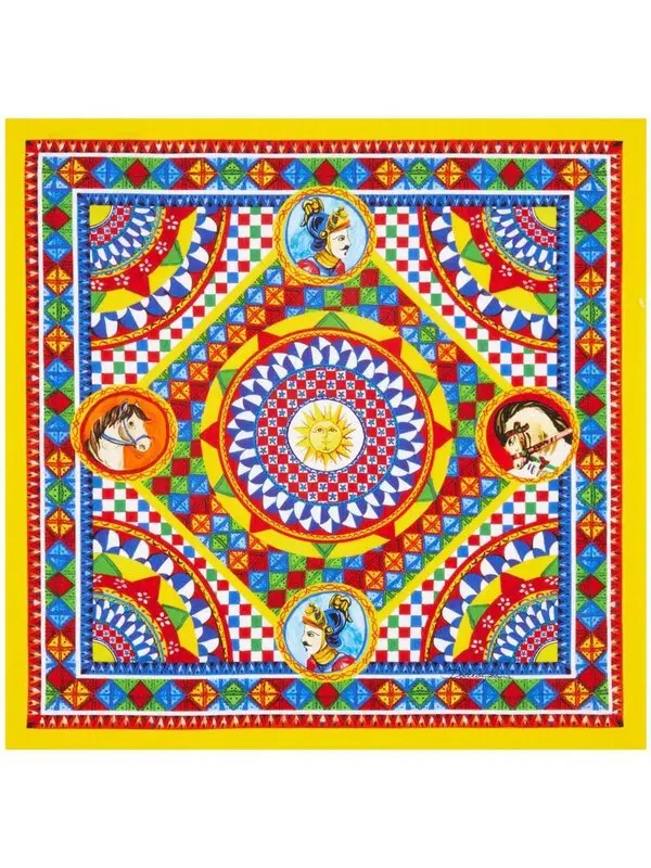 Dolce & Gabbana Set Of Two Linen Napkins