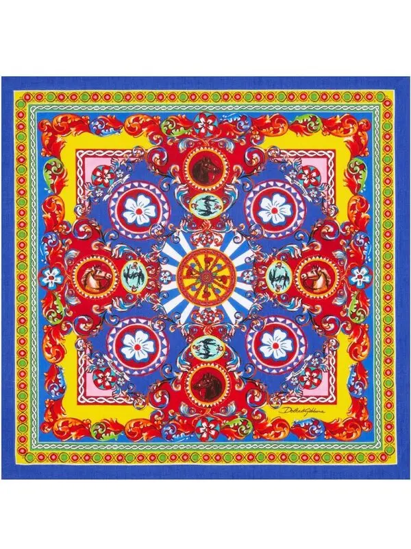 Dolce & Gabbana Set Of Two Linen Napkins