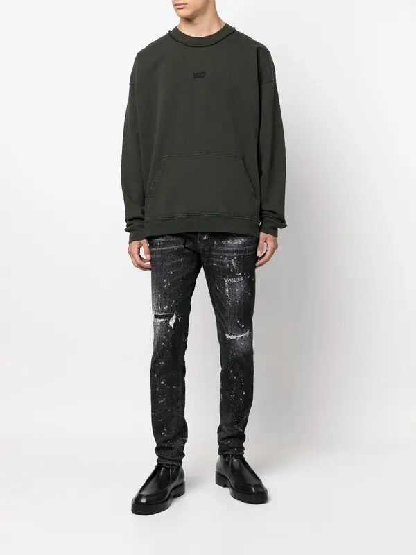 Dsquared2 Logo-appliqué Crewneck Sweatshirt