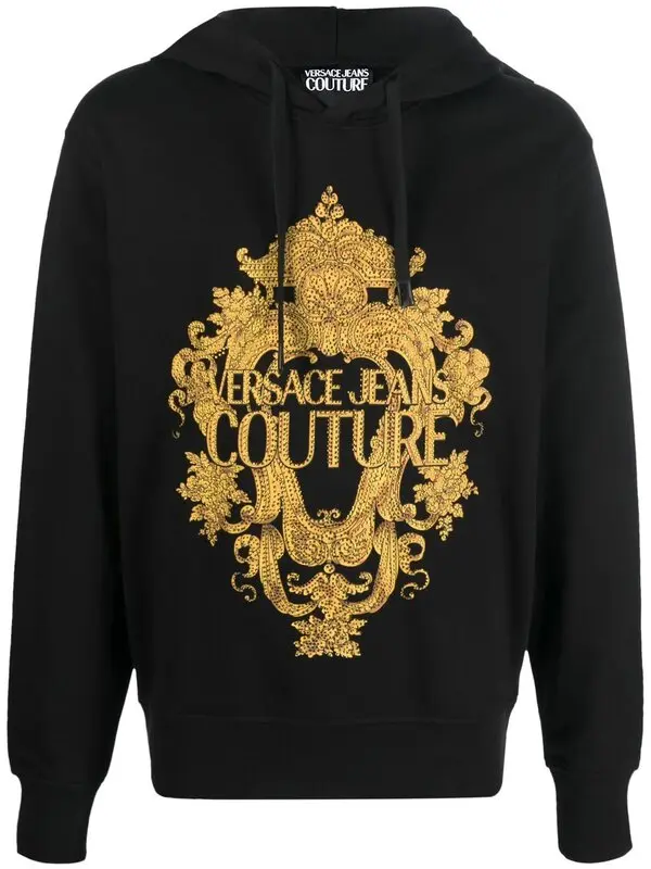 Versace Logo-print Cotton Hoodie