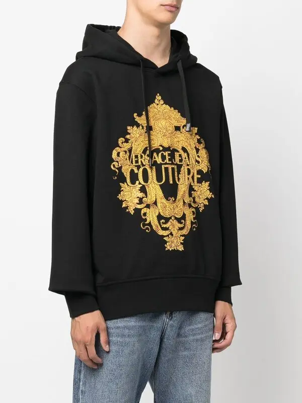 Versace Logo-print Cotton Hoodie