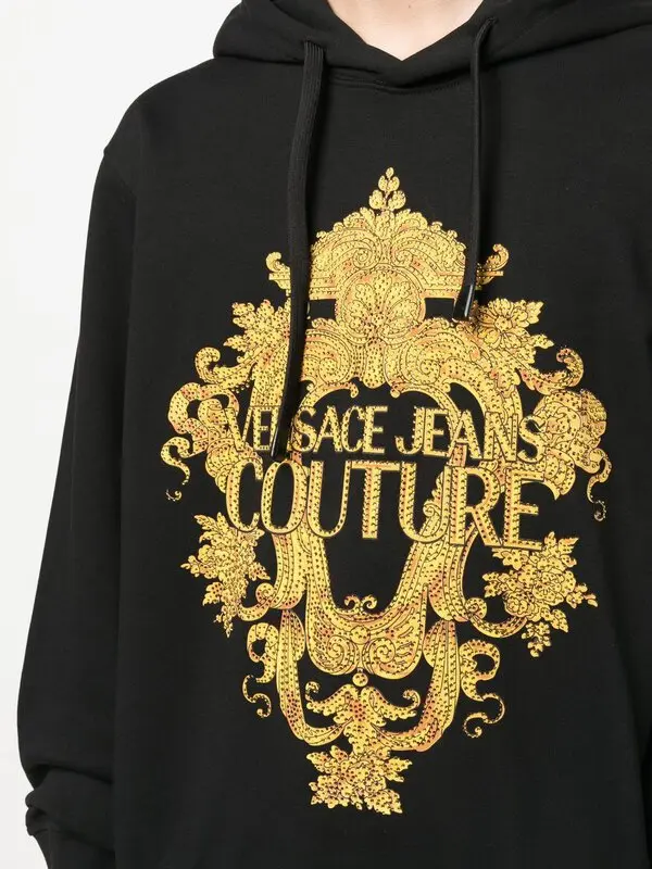 Versace Logo-print Cotton Hoodie