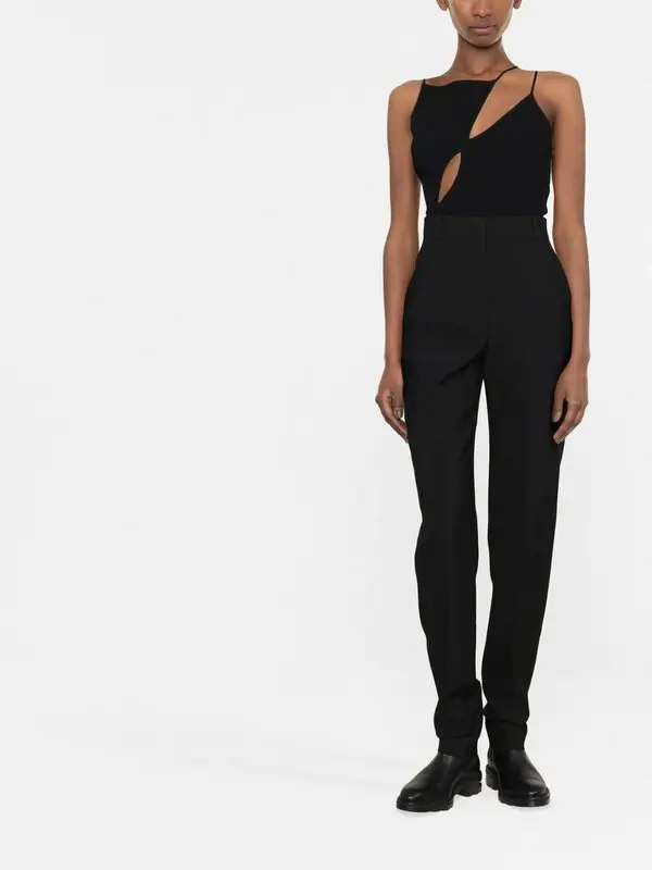 Alexander McQueen High-waisted Tailored Wool Trousers