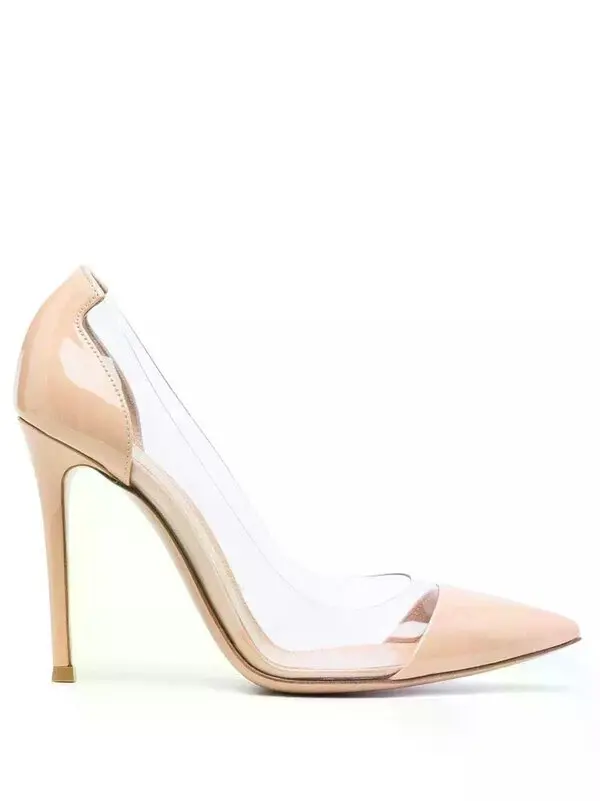 GIANVITO ROSSI 105mm Plexi Pumps - Neutrals