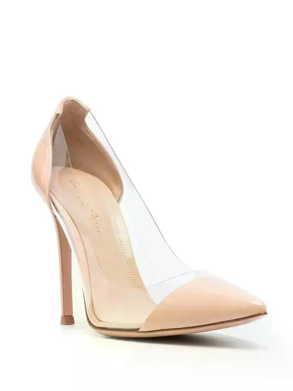 GIANVITO ROSSI 105mm Plexi Pumps - Neutrals