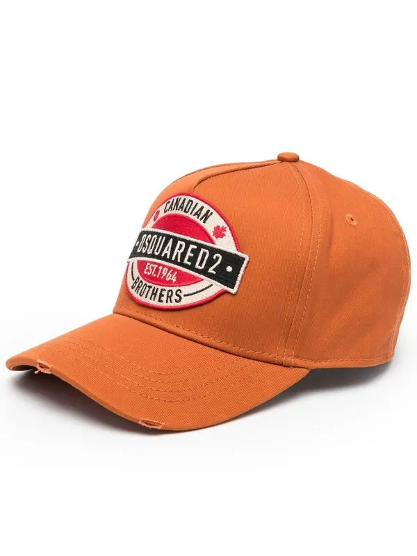 Dsquared2 Logo-patch Trucker Cap - Orange