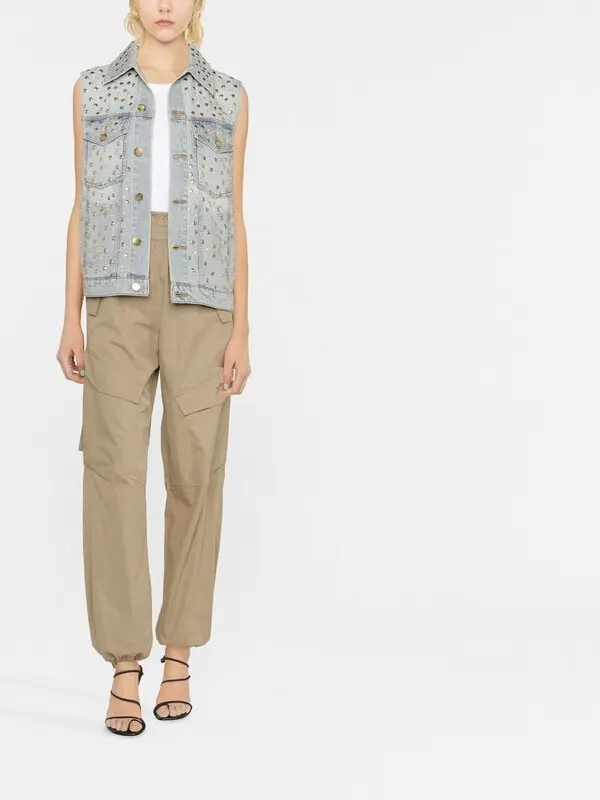 Pinko Gemito Studded Gilet