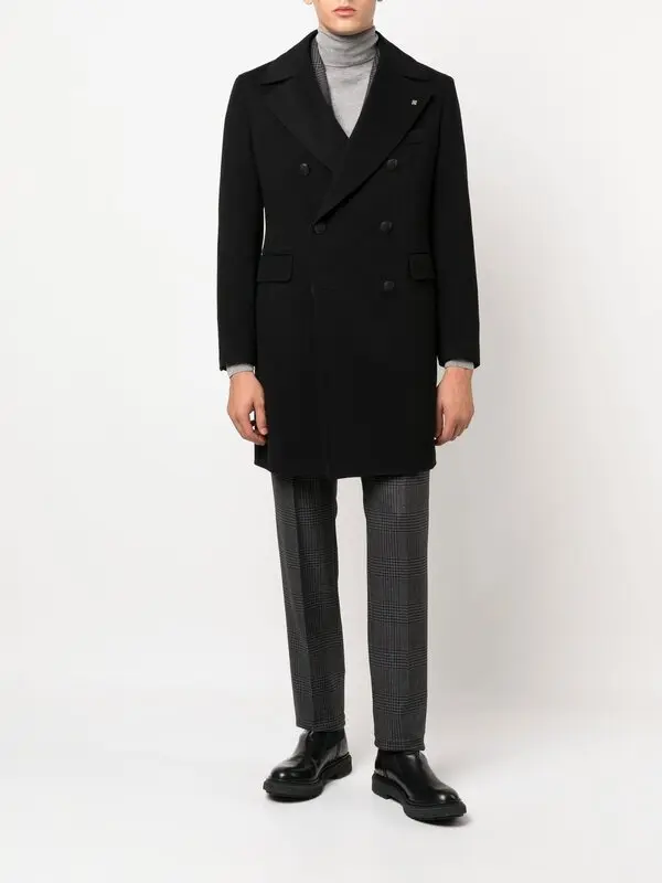 Tagliatore Double-breasted Virgin Wool-cashmere Coat