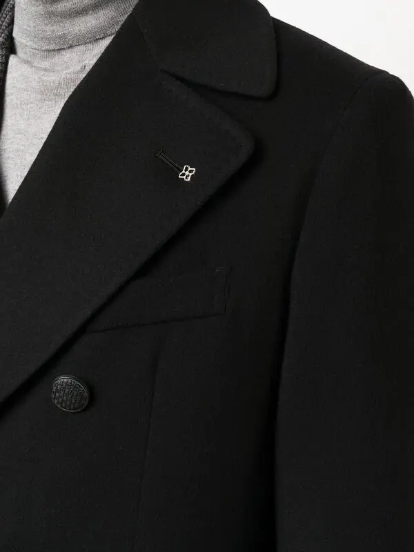 Tagliatore Double-breasted Virgin Wool-cashmere Coat