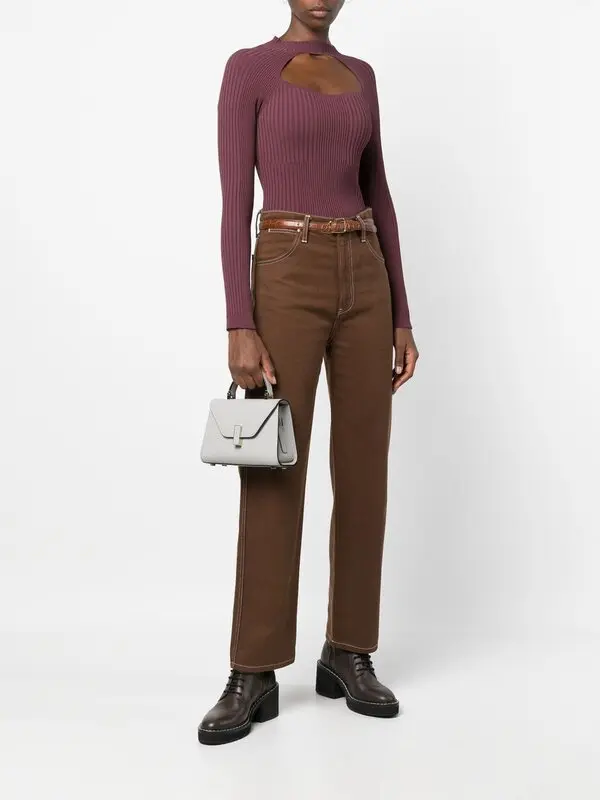VALEXTRA Leather Crossbody Bag