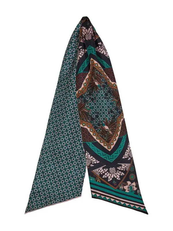 FERRAGAMO Nirvana-print Silk Bandeau Scarf