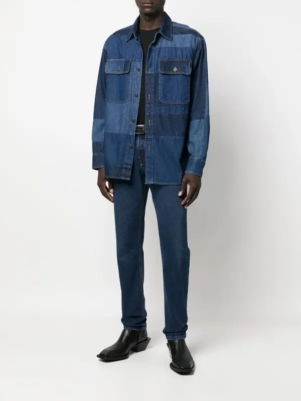 DIESEL® 1995 D-sark 007e6 Straight-leg Jeans - Blue