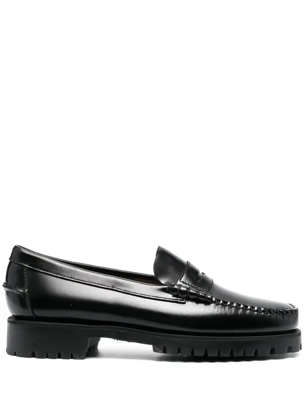 SEBAGO Dan Penny Flat Loafers - Black