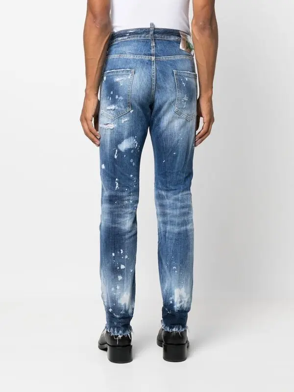 Dsquared2 Distressed Slim-fit Jeans