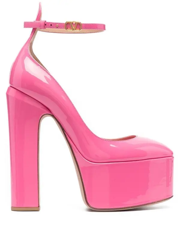 Valentino Garavani Tan-go 155mm Platform Pumps - Pink
