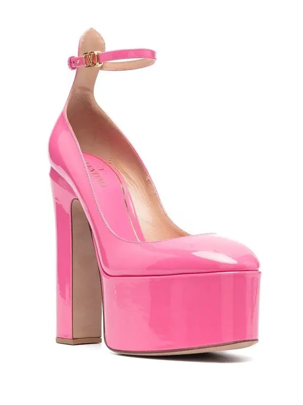 Valentino Garavani Tan-go 155mm Platform Pumps - Pink