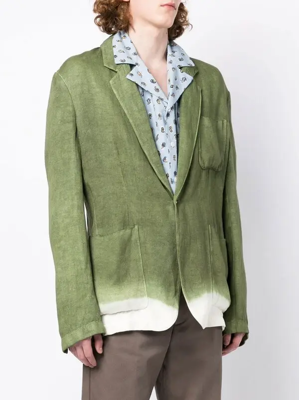 Nick Fouquet Single-breasted Linen Blazer