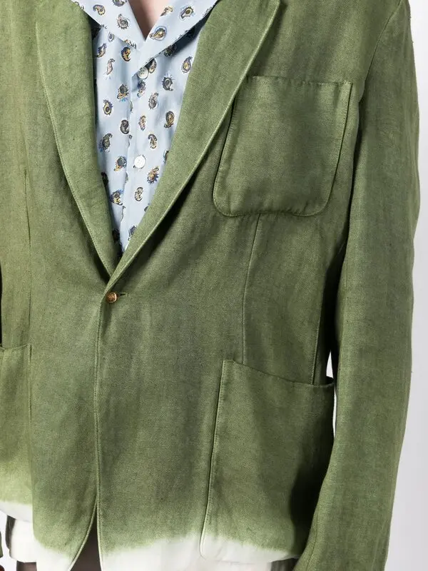 Nick Fouquet Single-breasted Linen Blazer