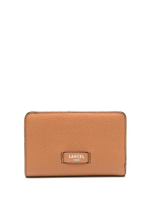 LANCEL Zip Compact Wallet - Neutrals