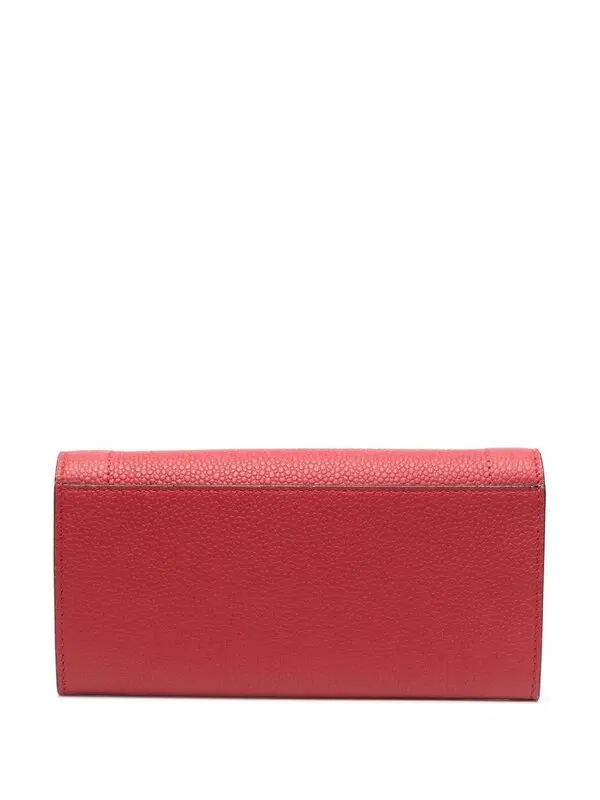 LANCEL Leather Slim Flap Wallet
