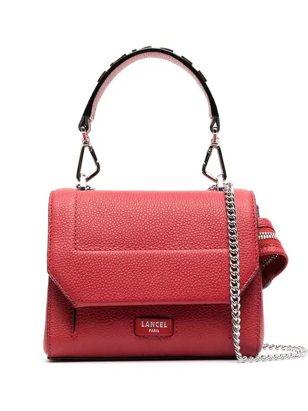 LANCEL Leather Flap Bag