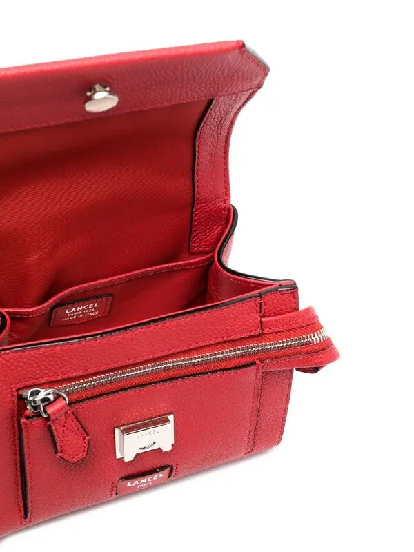 LANCEL Leather Flap Bag
