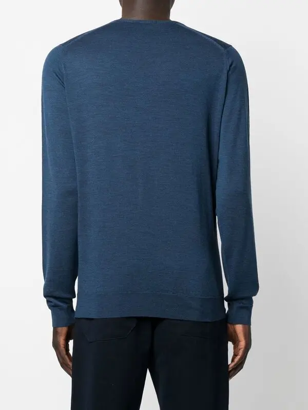 John Smedley Fine-knit Jumper - Blue