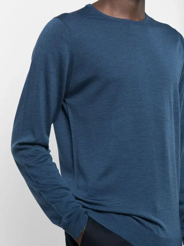 John Smedley Fine-knit Jumper - Blue