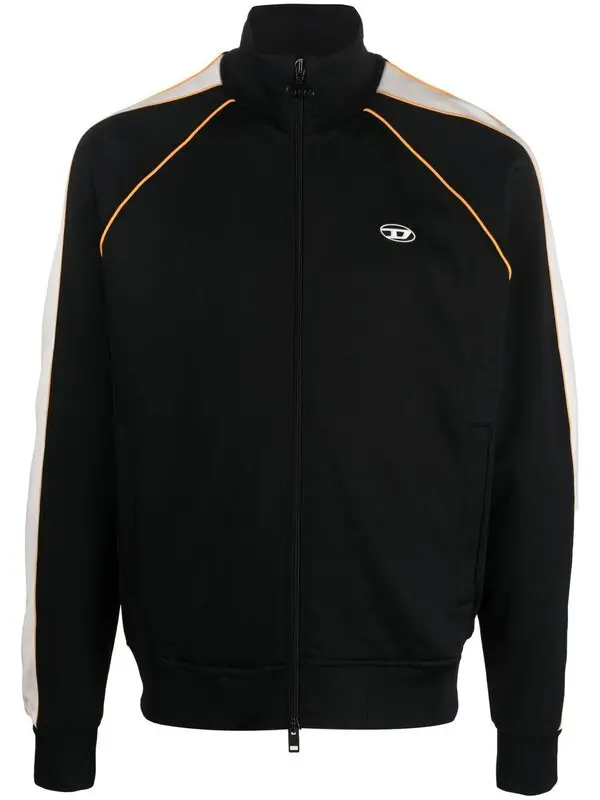 DIESEL® Logo Patch Zipped Jacket