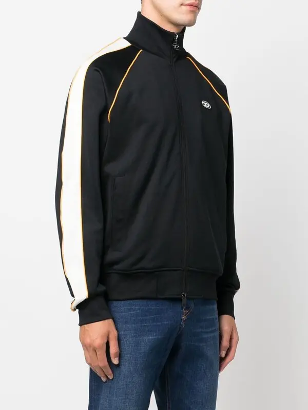 DIESEL® Logo Patch Zipped Jacket