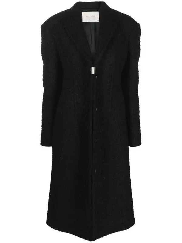 1017 Alyx 9sm Bouclé Coat With Hardware Detail