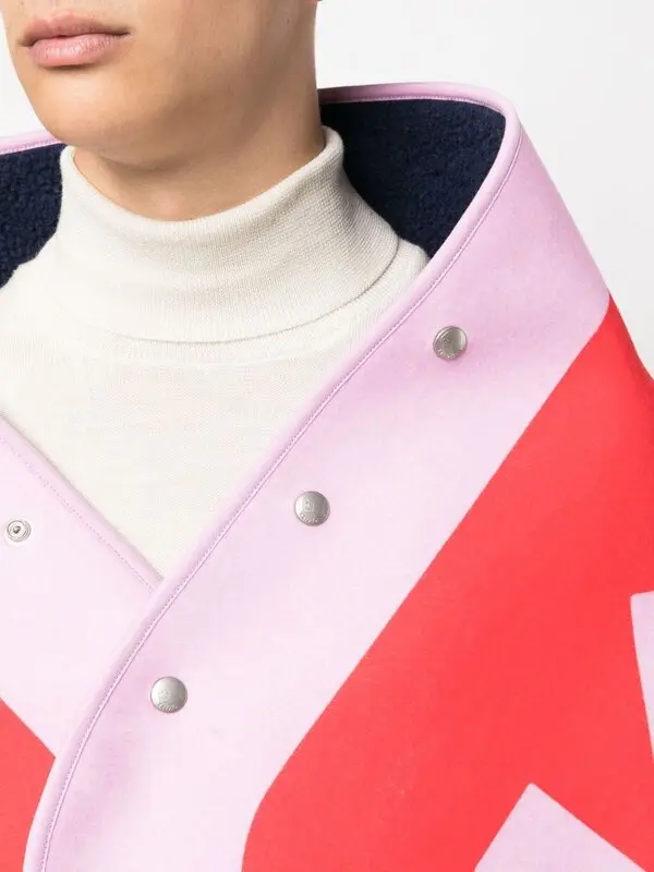 Kenzo Logo-print Detail Cape Scarf