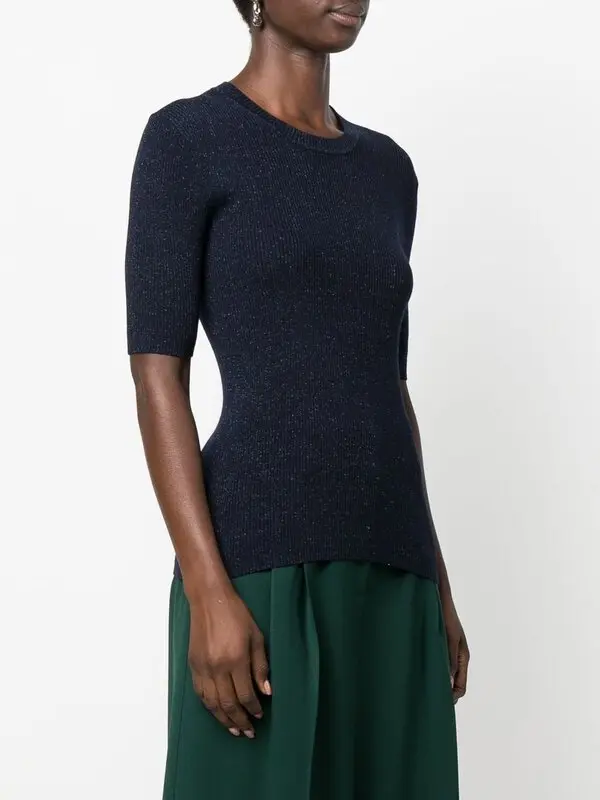 P.a.r.o.s.h Short Sleeve Knitted Top