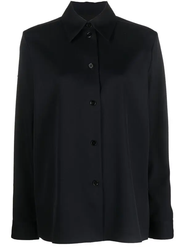 JIL SANDER Long-sleeve Virgin-wool Shirt
