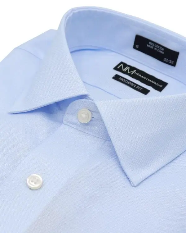 Neiman Marcus Apos;s Modern-fit Royal Oxford Dress Shirt