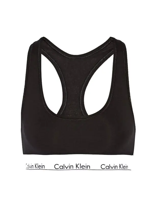 CALVIN KLIEN Underwear Modern Cotton Stretch Cotton-blend Soft-cup Bra