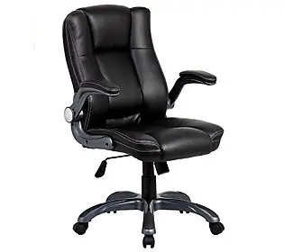 TECHNI MOBILI Medium Back Executive Chair With Lip-up Arms - One-color