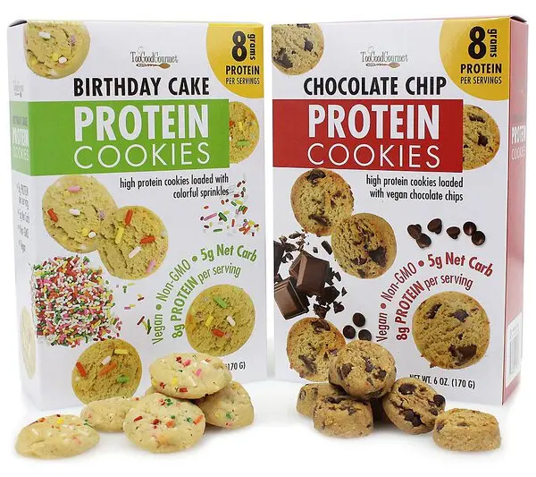 TOO GOOD GOURMET Sampler Set Of 4 Protein Cooki Es - One-color