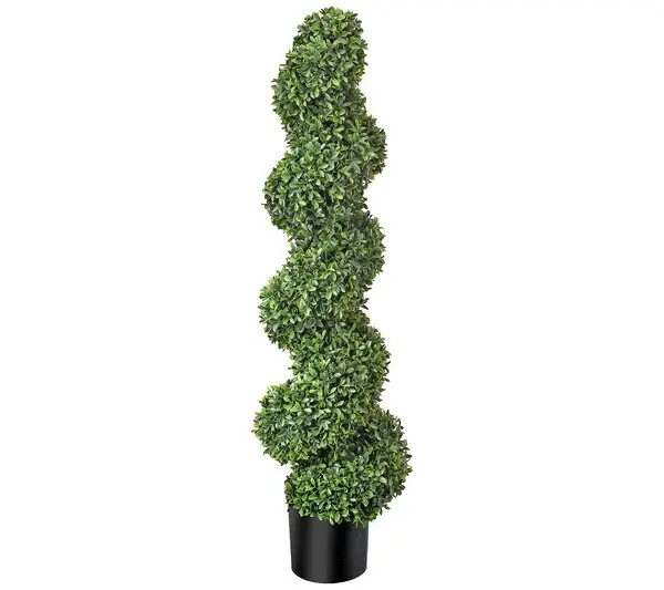 VALERIE PARR HILL American Boxwood Spiral Topiary Valerie - One-color