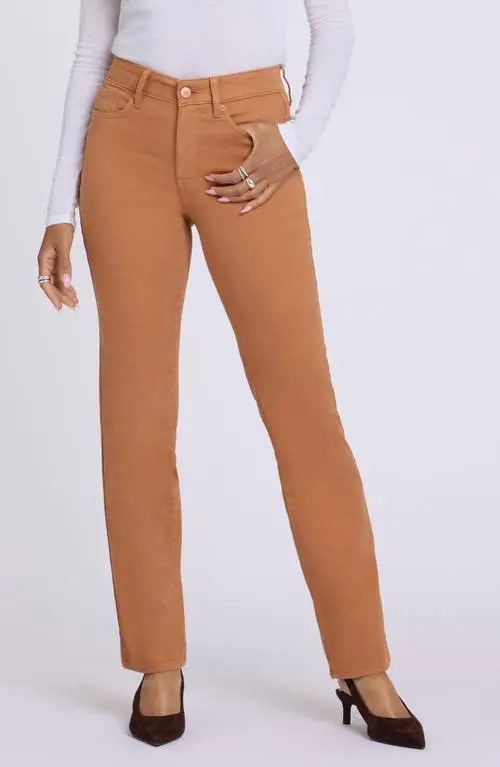 NYDJ Marilyn Straight Leg Jeans - Roasted Pecan
