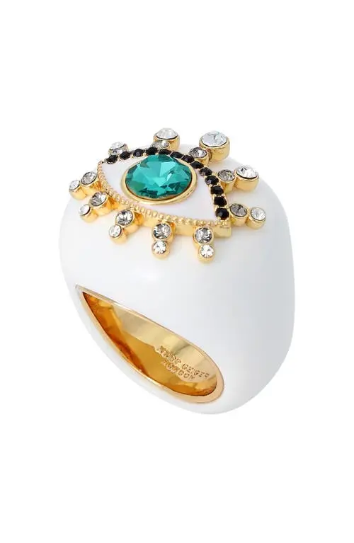 Kurt Geiger Resin Evil Eye Cocktail Ring