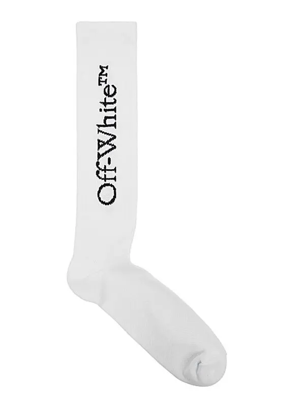 Off-White Adam Is Eve White Cotton-blend Socks