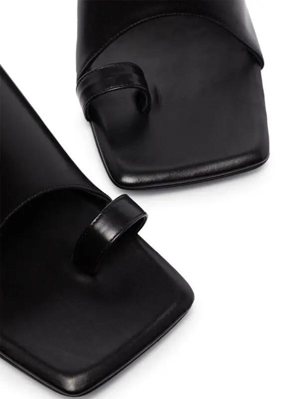 OSOI Square-toe Toe-strap Mules