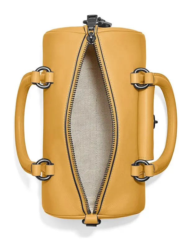COACH Leather Barrel Bag