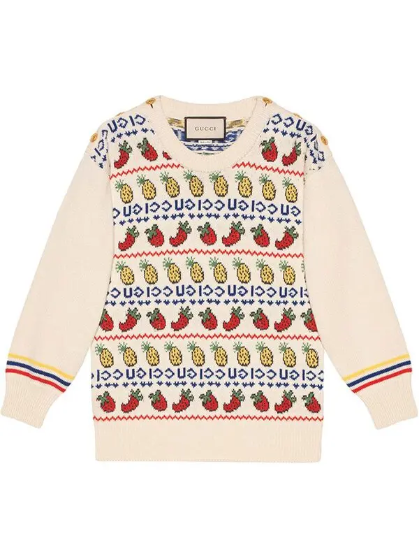 Gucci Fruit Intarsia Jumper