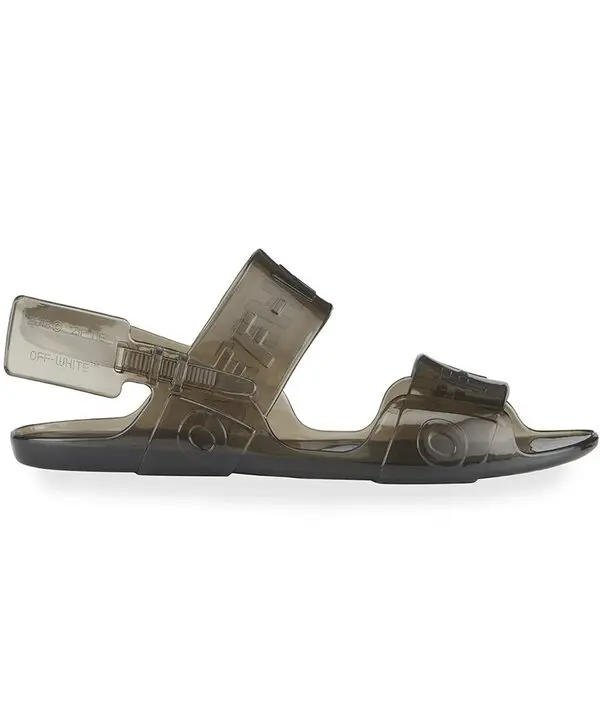 Off-White Jelly Logo Slingback Sandals