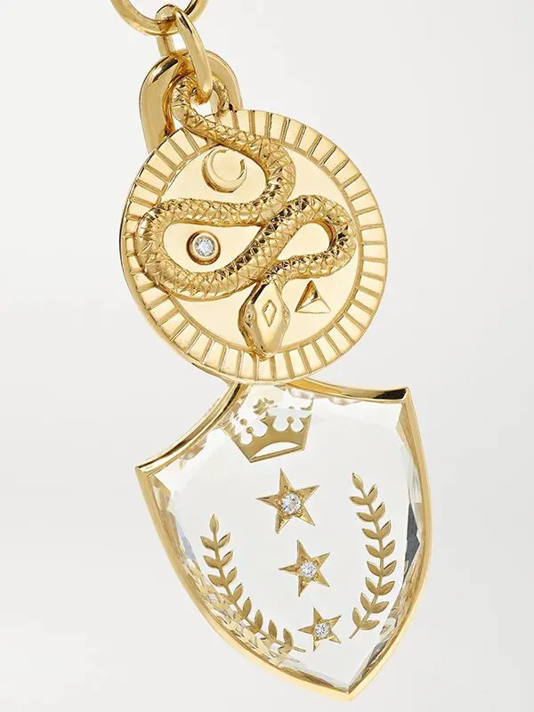 FOUNDRAE Wholeness + Per Aspera Ad Astra Necklace