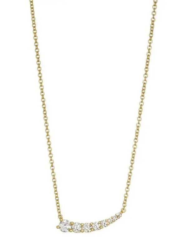 ANITA KO 18k Gold & Diamond Graduated Necklace