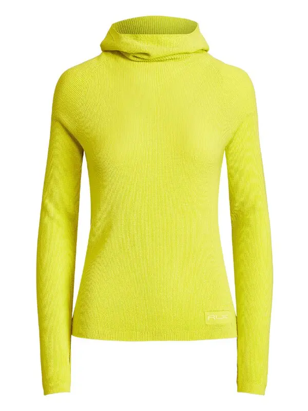 Rlx Ralph Lauren Merino Wool Hooded Snood Sweater